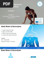 Hydration Handout | PDF | Dehydration | Water