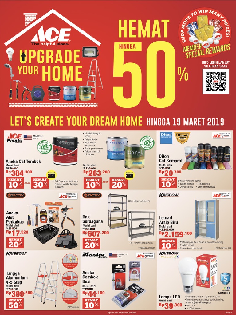 Brosur Ace Upgrade Your Home PDF | PDF