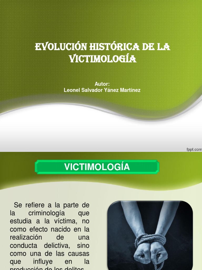 Evolución de la Victimología | PDF | Victimologia | Crimen y violencia