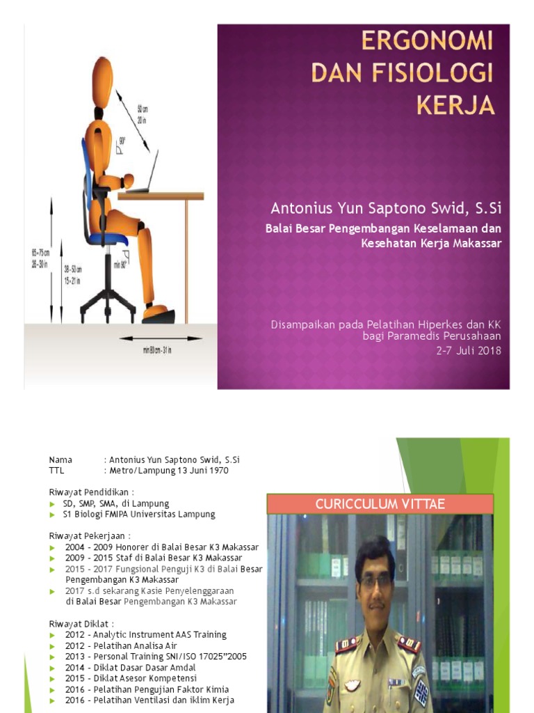 Ergonomi & Fisiologi Kerja | PDF