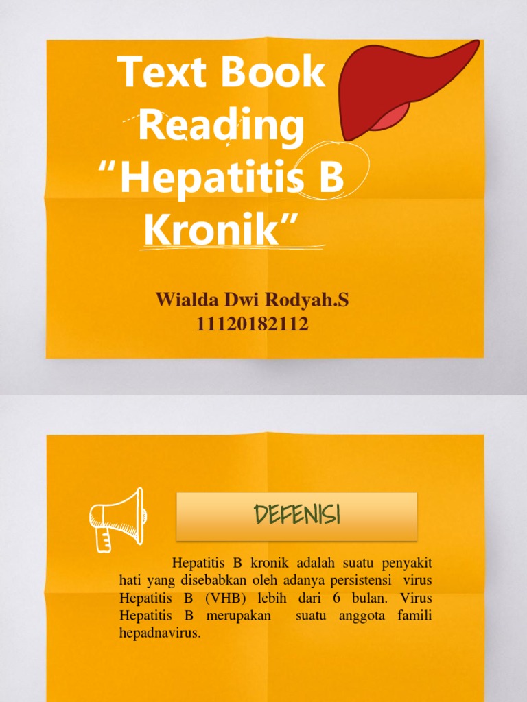 Text Book Reading Hepatitis B Kronik | PDF