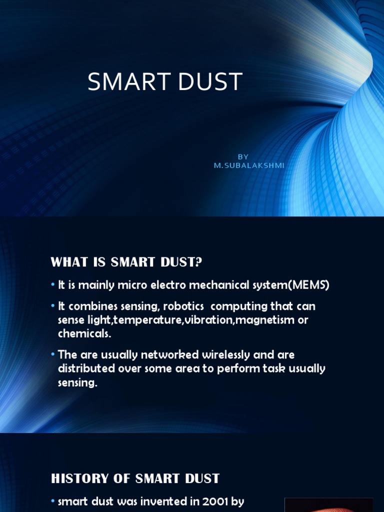 Smart Dust | PDF | Microelectromechanical Systems | Integrated Circuit