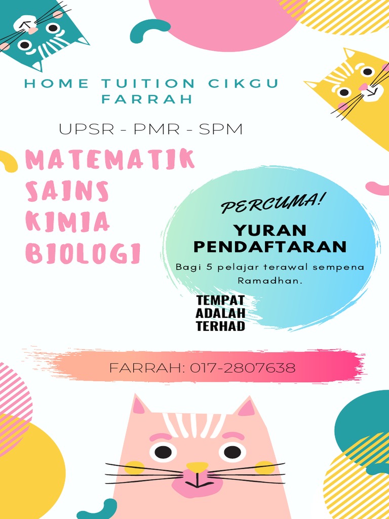 Contoh Iklan Tutor | PDF
