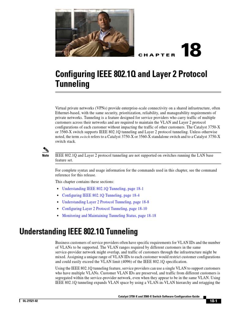 Configuring IEEE 802.1Q and Layer 2 Protocol Tunneling | PDF | Network ... Configuring IEEE 802.1Q and Layer 2 Protocol Tunneling | PDF | Network ...