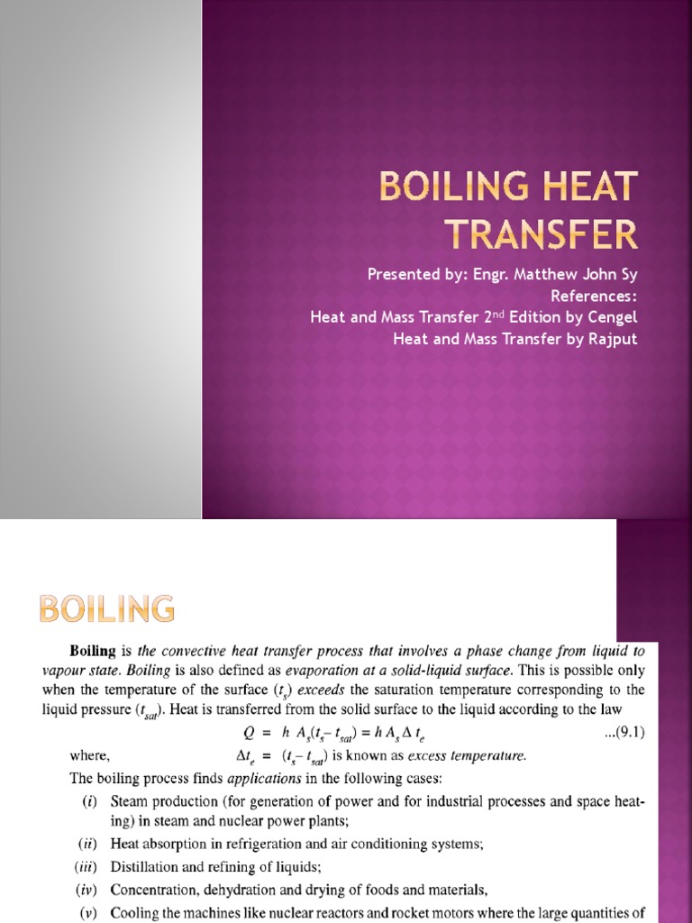 Heat Transfer Boiling Curve | PDF
