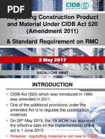 CIDB Scaffolding Regulations Guide | PDF | Certification ...