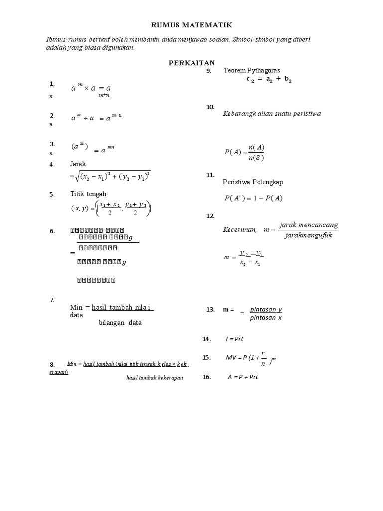 Pat Maths t2 | PDF | Metode & Bahan Ajar