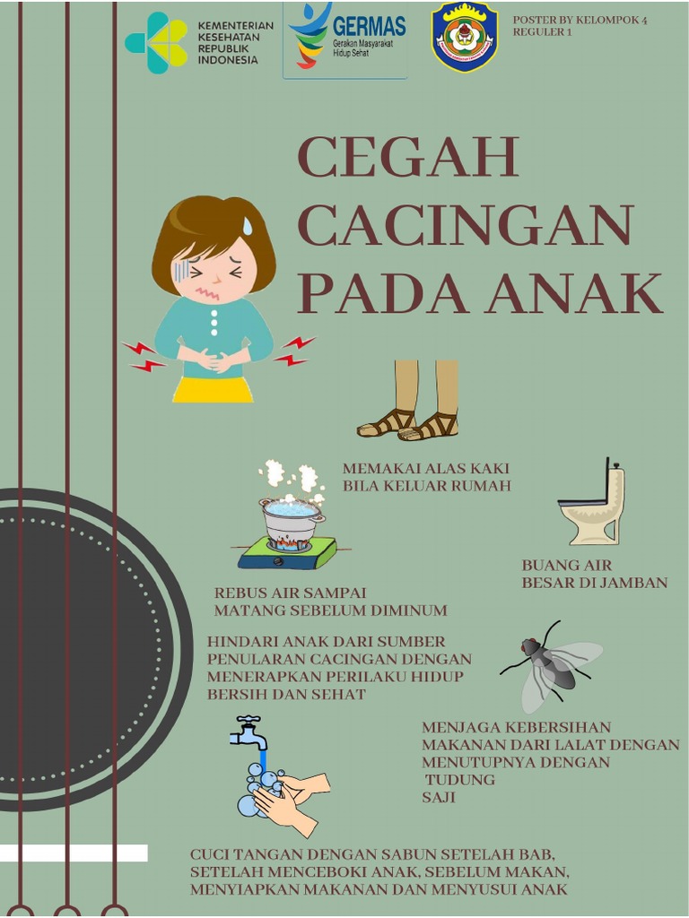 Poster Cacingan | PDF