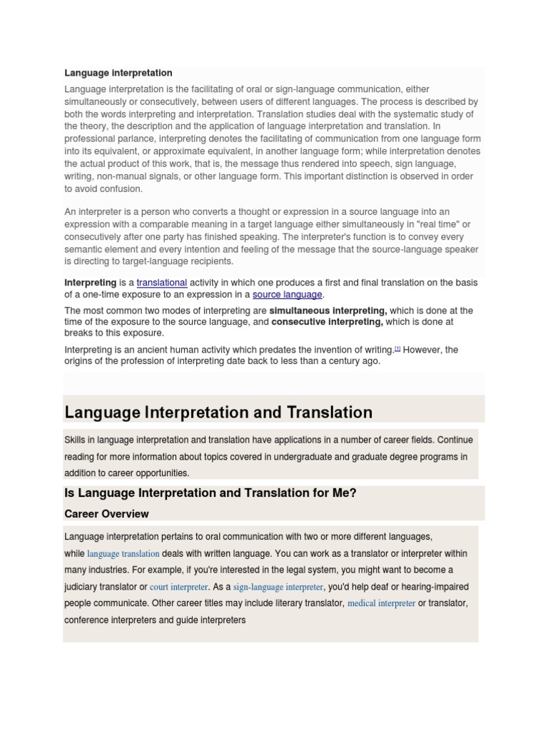 Lesson Translation | PDF | Language Interpretation | Translations