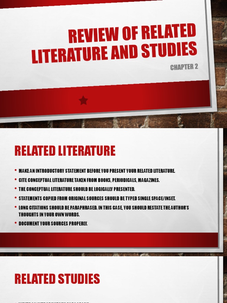 Chapter 2 - Review of Related Literature and Studies | PDF