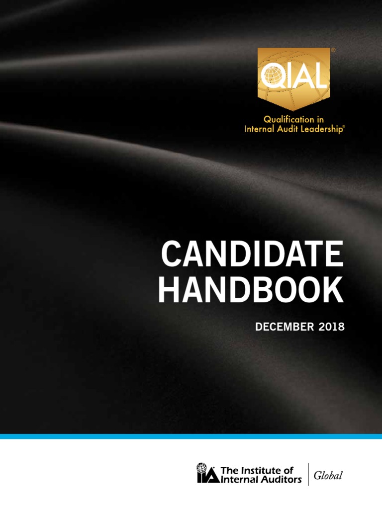Candidate HandBook | PDF | Internal Audit | Professional Certification