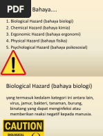 Jenis Jenis Hazard | PDF | Kesehatan Holistik | Sains & Matematika