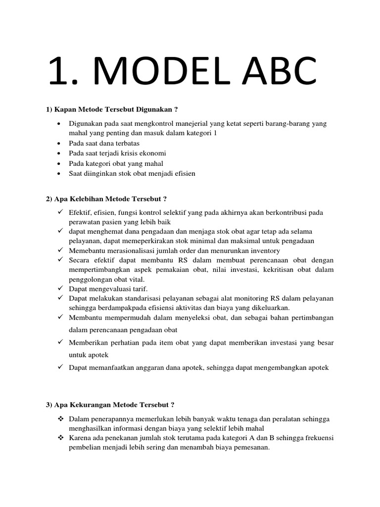 Prioritizing Drugs Using the ABC-VEN Analysis Method | PDF
