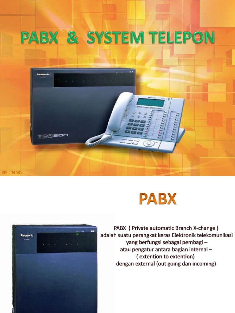 Sistem Pabx | PDF | Komputer