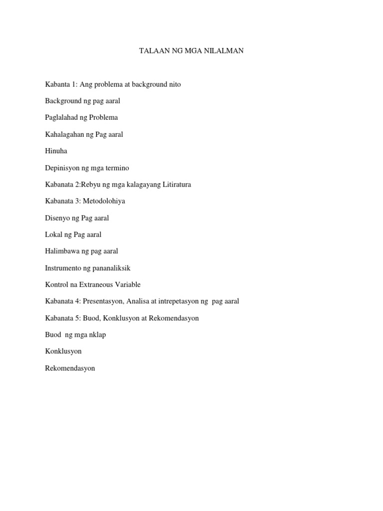 Talahanayan, Figures | PDF