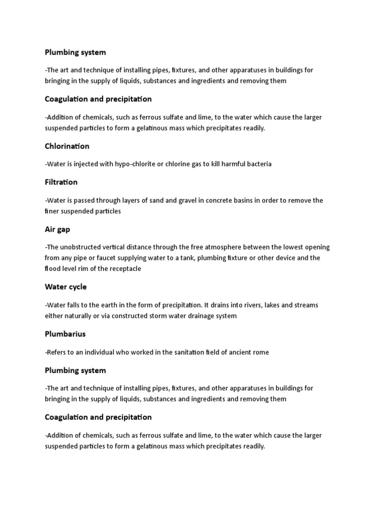 Plumbing System | PDF | Plumbing | Sewage Treatment