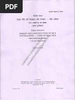Is 2911 Part 4 1985 Indian Standard Code of Practice For Design and ...