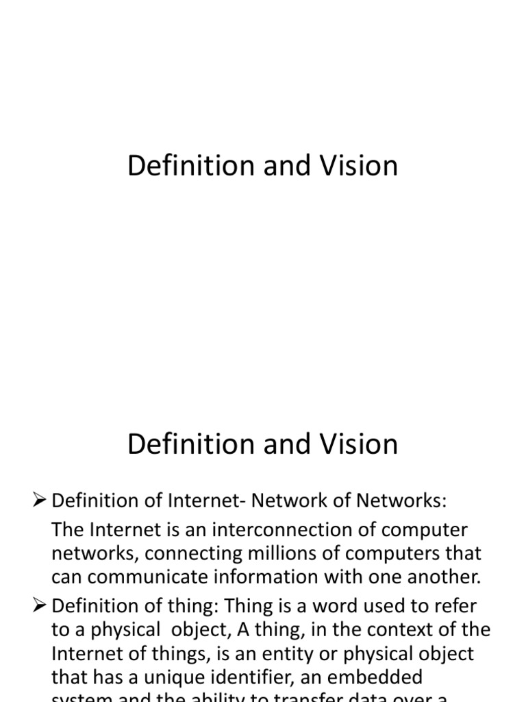 Internet of Things (IoT) Module 1 | PDF | Internet Of Things | Computer ...