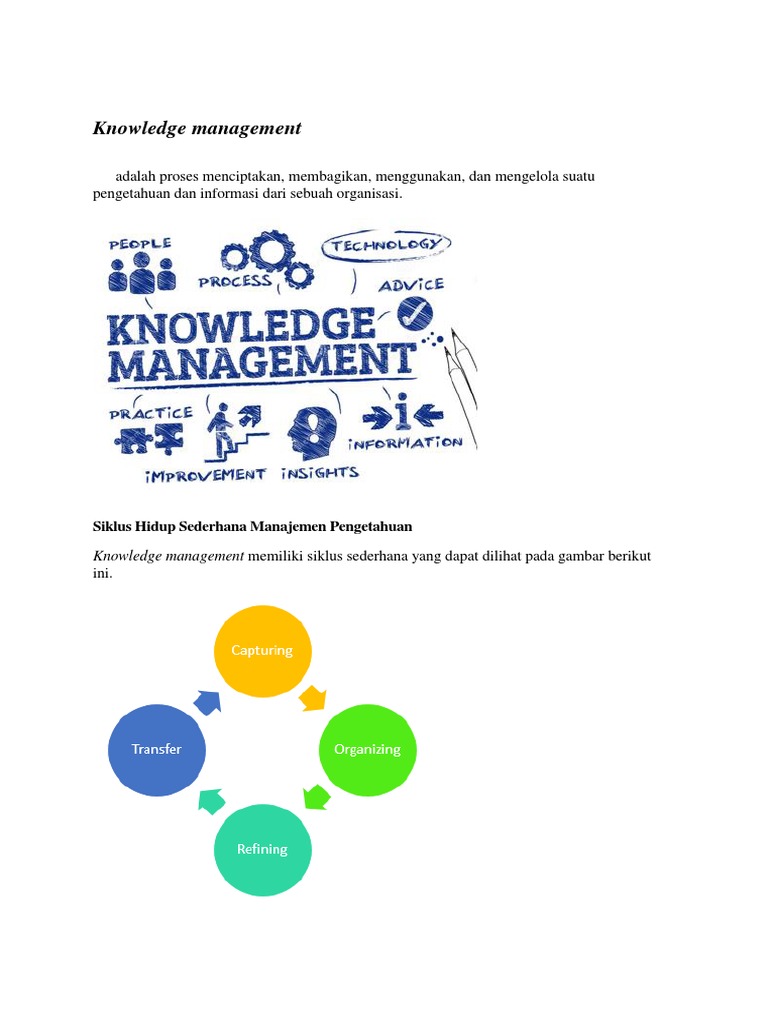 Knowledge Management | PDF