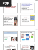 CLASS 2013: Chemical Safety Regulations | PDF | Toxicity | Packaging ...
