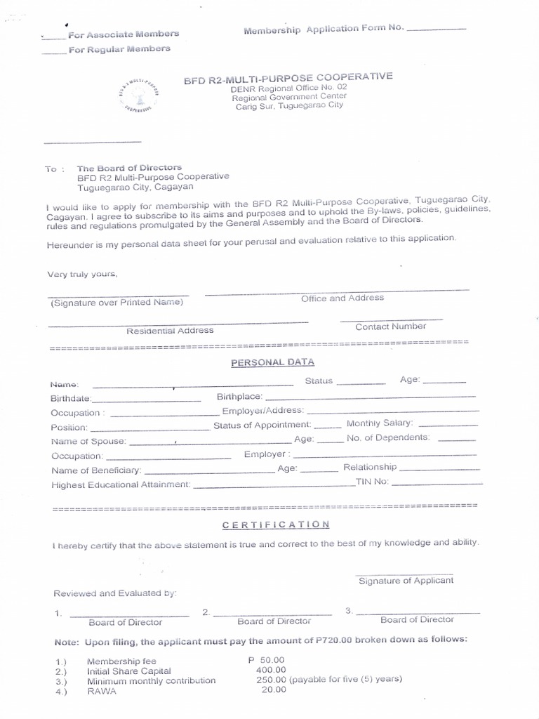 BFD Application Form | PDF | Business | Government
