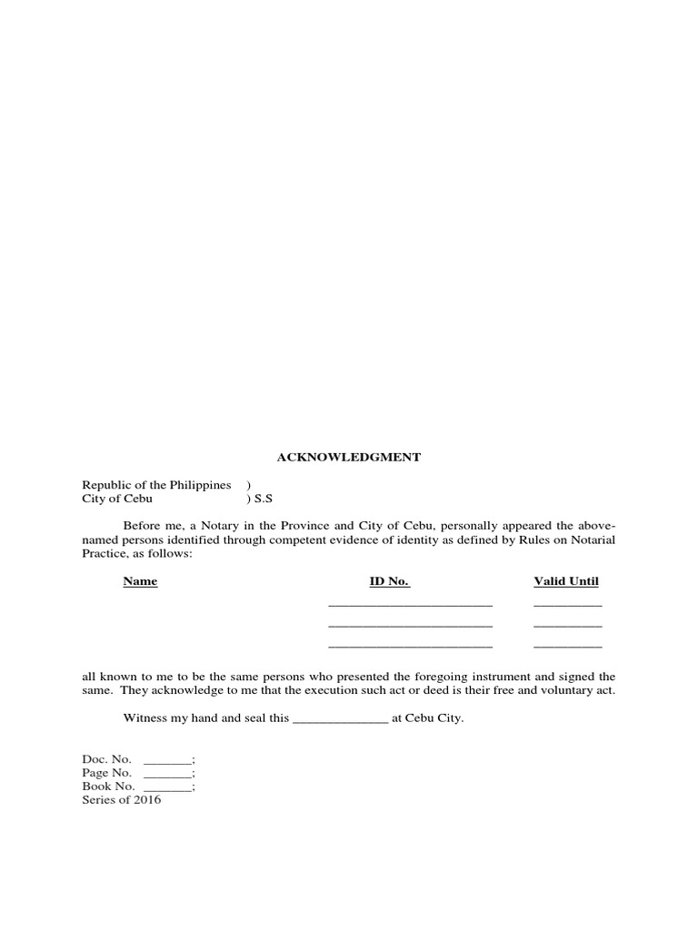 Acknowledgment Sample | PDF