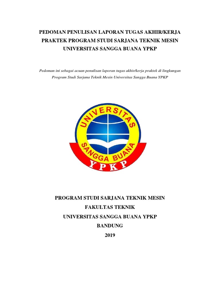Pedoman Tugas Akhir&Kerja Praktek - WIWIN | PDF
