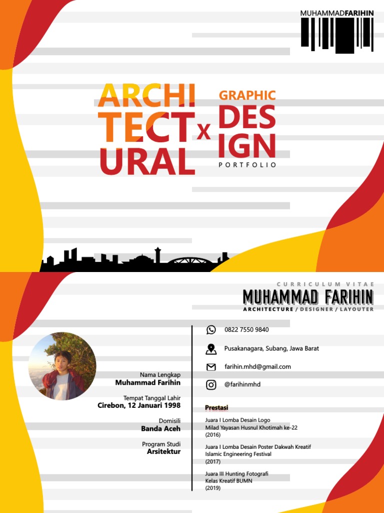 Arch Graphic Design Portfolio - Muhammad Farihin | PDF