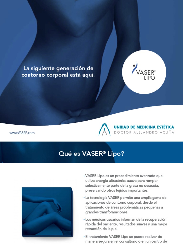 VASER Lipo Doctor Alejandro Acuna | PDF | Tejido adiposo | Histología