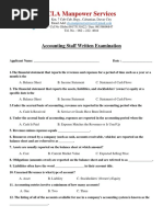 Accounting Assistant Aptitude Test | PDF | Debits And Credits ...