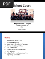 Mooting Skills Guide for Law Students | PDF | Mootness | Justice