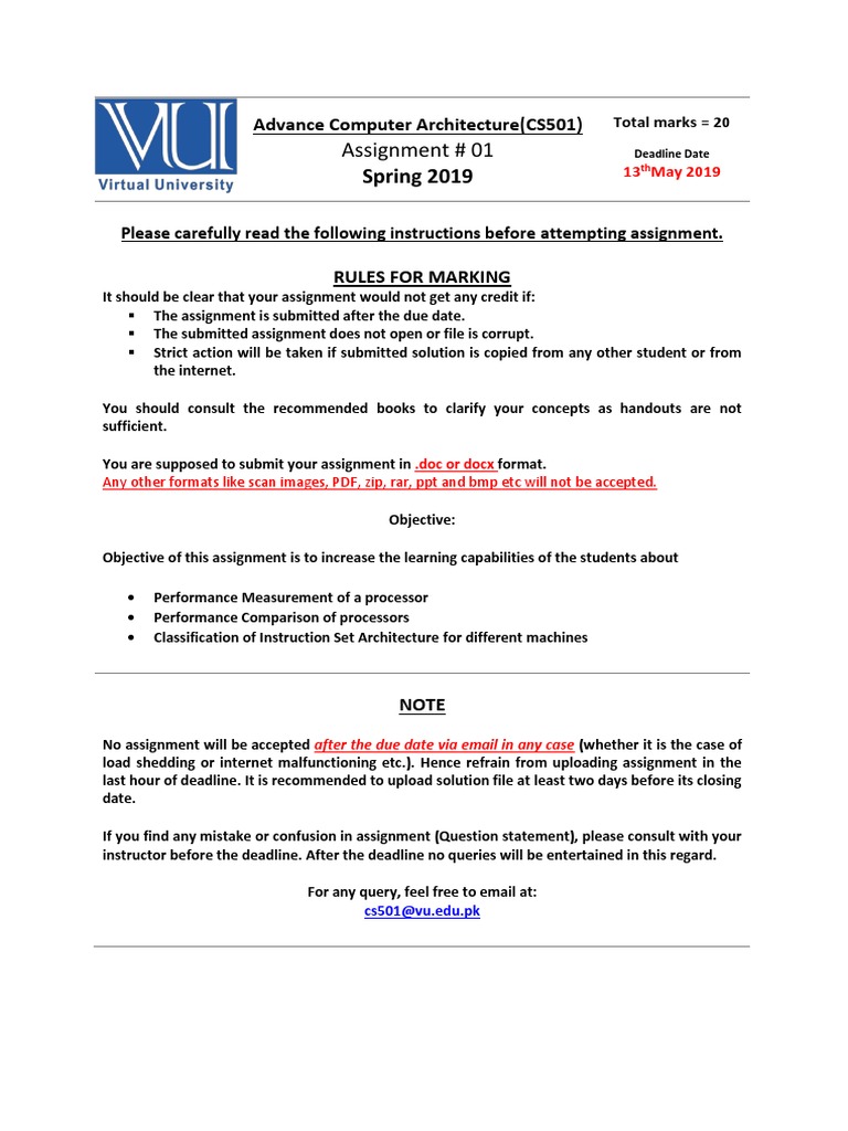 CS501 Important Contents | PDF | Central Processing Unit | Computer Architecture
