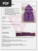 Bog Jacket | PDF | Crochet | Textiles