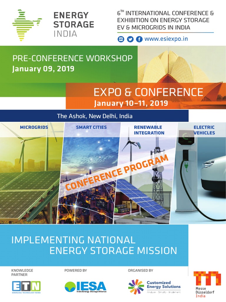Conference Programes I 2019 | PDF | Energy Development | Energy Storage