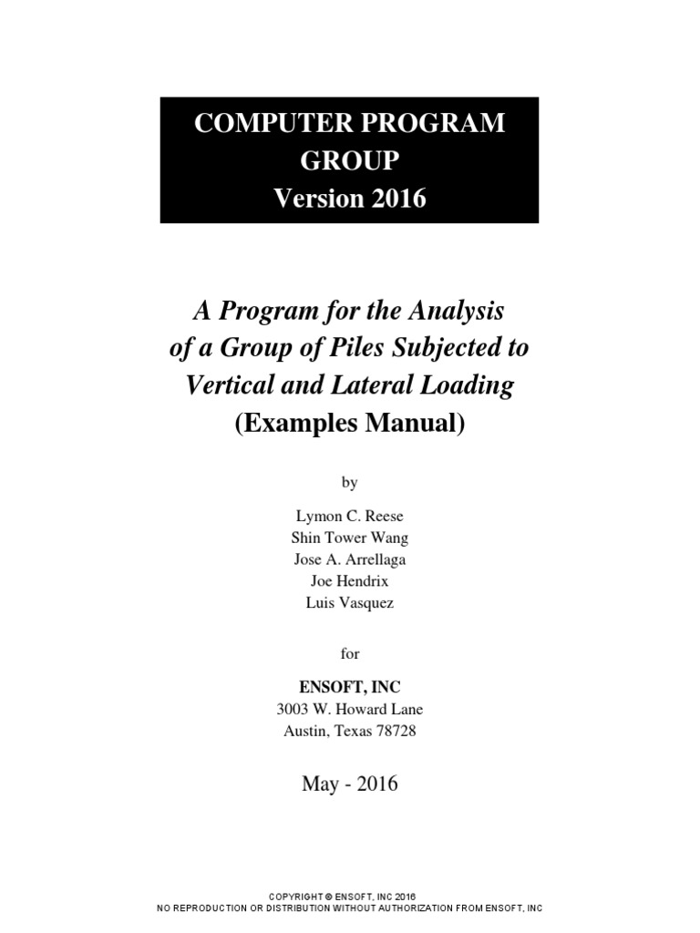 Group2016examplemanual PDF | PDF | Input/Output | Computer Program