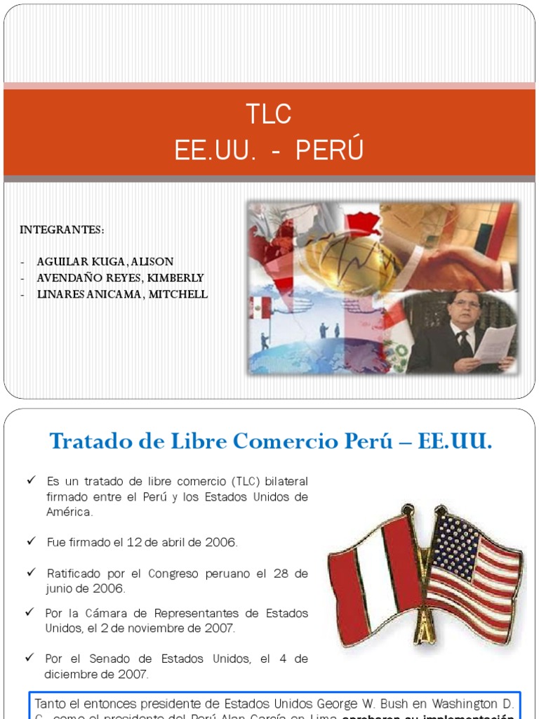 TLC Ee - Uu - Perú | PDF | Tratado de Libre Comercio Norteamericano | Perú
