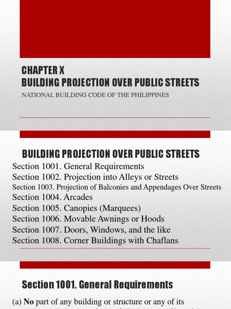 Building Projections Over Public Streets | PDF | Street | Door