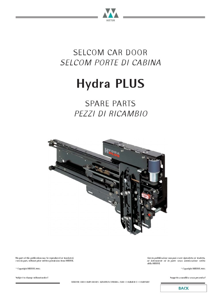 Selcom Wittur-Hydra-Plus-Manual PDF | PDF