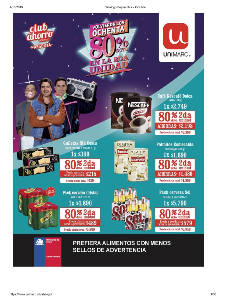 Catalogo Unimarc | PDF