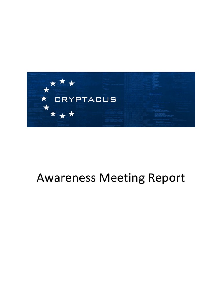 Awareness Meeting Minutes | PDF | Computer Security | Security