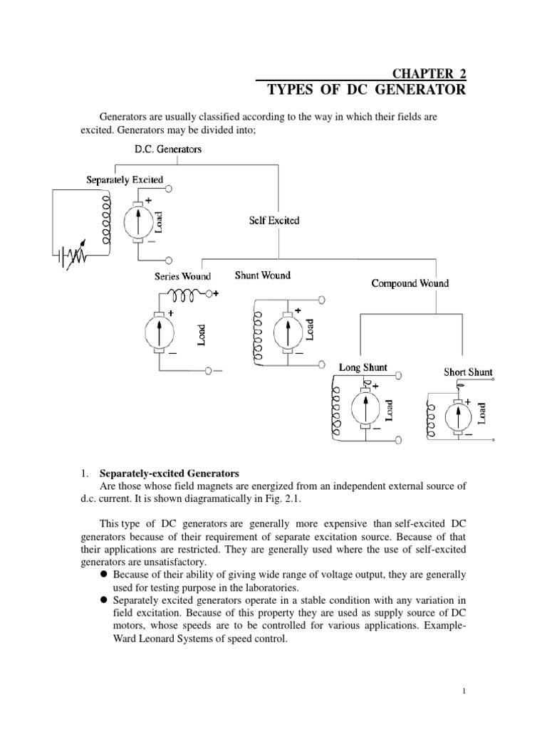 Handout 3 Types of DC Generators | PDF | Electric Generator | Quantity