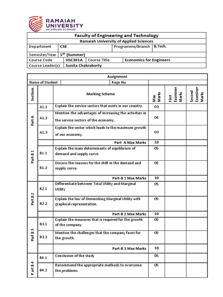Assignment BTech 2019 EEE, CSE | Download Free PDF | Supply And Demand ... Assignment BTech 2019 EEE, CSE | Download Free PDF | Supply And Demand ...