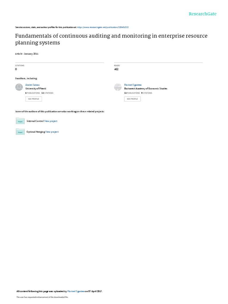 Mase Fundamentals of Continuous Auditing and Monitoring | PDF ...