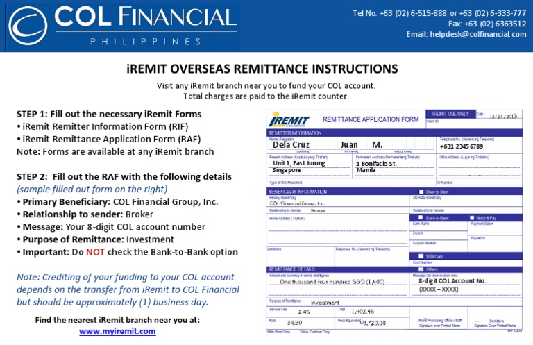 Iremit Overseas Remittance PDF | PDF | Service Industries | Business