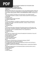 Security Guard Mock Exam | PDF | Security Guard | Test (Assessment)