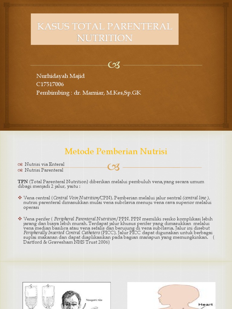 Kasus Total Parenteral Nutrition | PDF