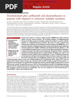 Myeloma VRD Protocol UPTODATE | PDF | Chemotherapy | Multiple Myeloma