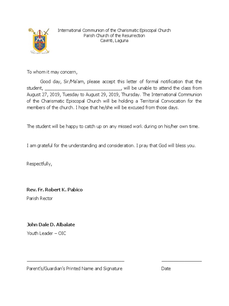 International Communion of The Charismatic Episcopal Church Parish ...