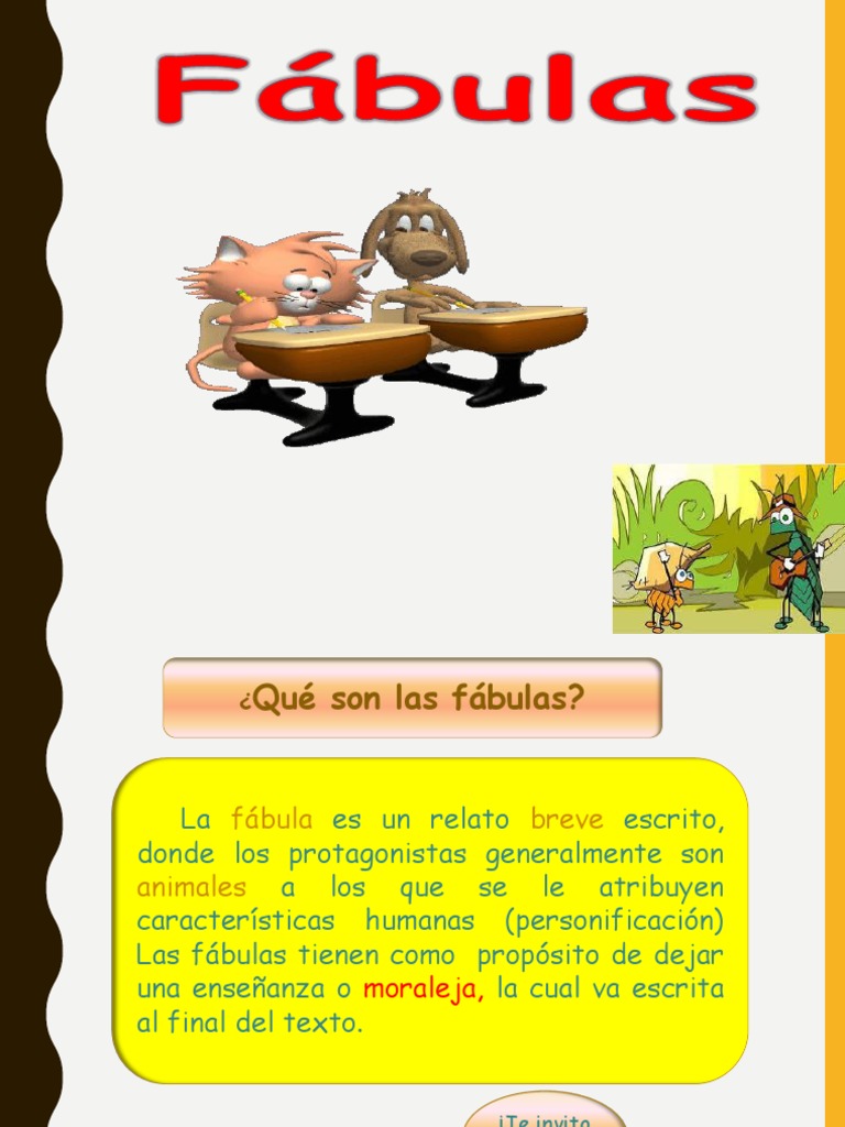 Introducción a las Fábulas | PDF | Fábula | Narrativa