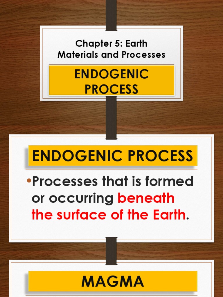 Chapter 5: Earth Materials and Processes: Endogenic Process | PDF ...